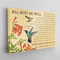 Custom Song Lyrics On Canvas, Hummingbird Memorial Gifts