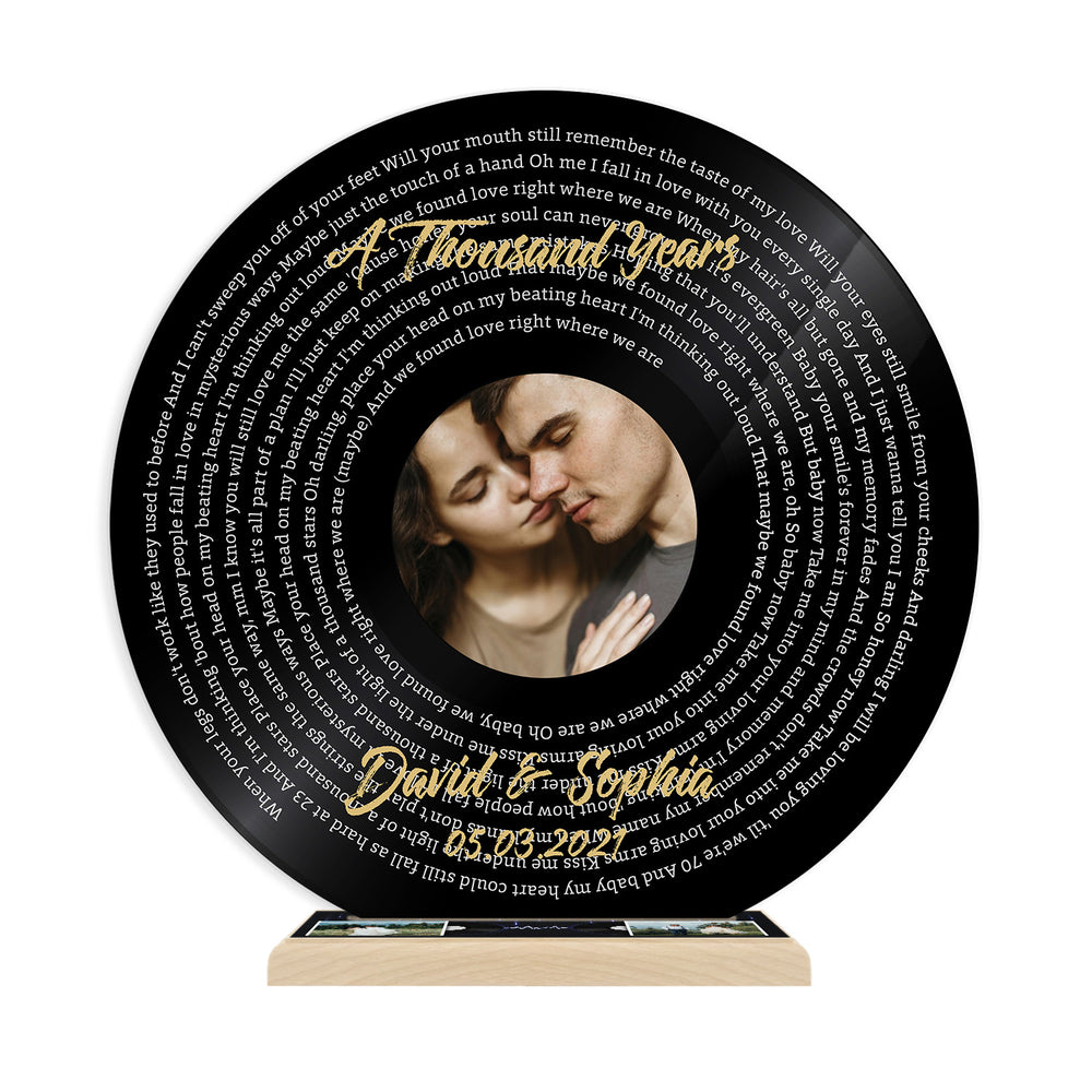 Acrylic Record Plaque