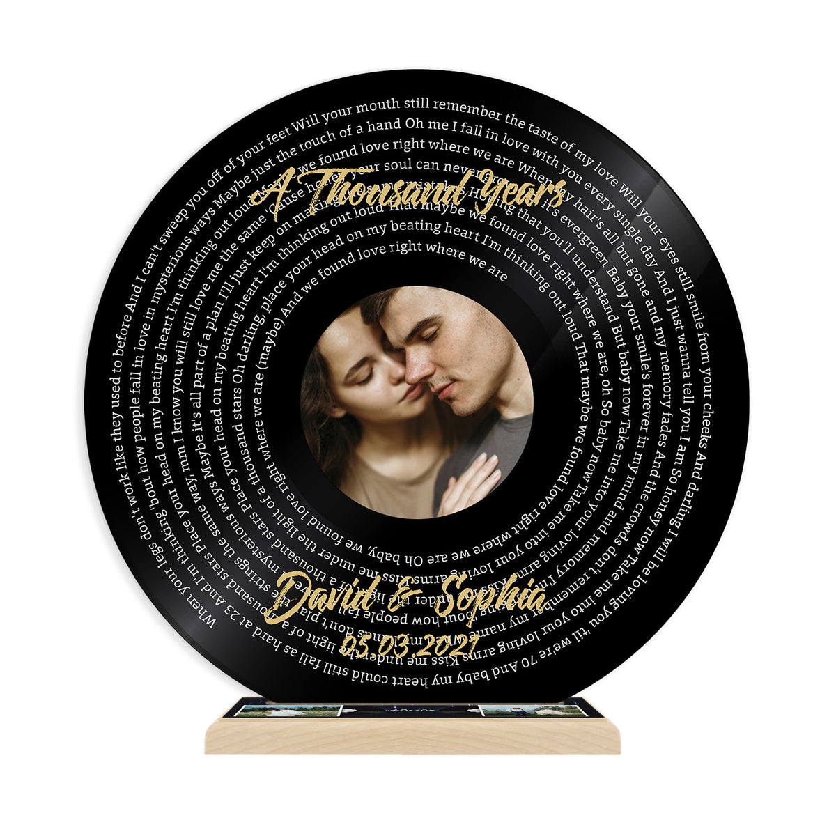 Acrylic Record Plaque