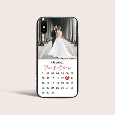 Custom Photo Collage, Customizable Date, Month, Text Phone Case