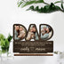 Dad, Custom Photo, Customizable Name, Wooden Plaque 3 Layers