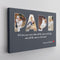 Papi Custom Photo - Customizable Name And Text Canvas Wall Art